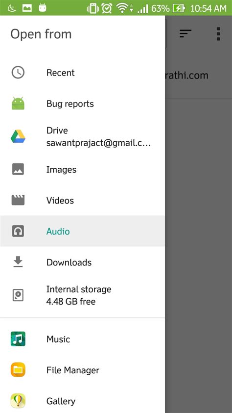 android file upload using file input with ionic selection of file
