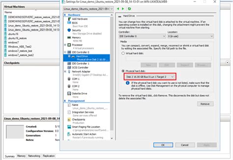 How Do I Migrate An Instantly Restored Hyper V Virtual Machine To
