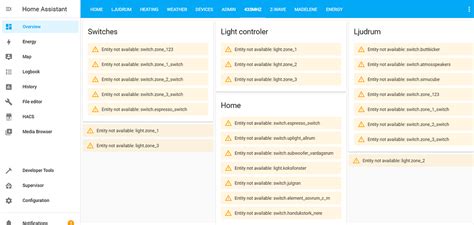 tellstick integration not working entity not available switch