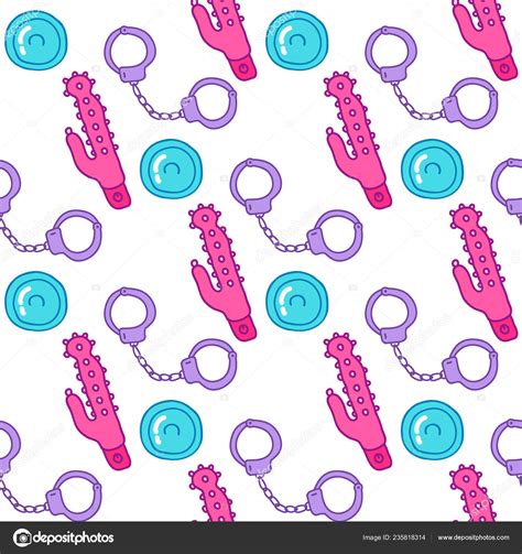 Sex Toys Doodle Seamless Pattern Stock Vector Image By ©pani Chernous