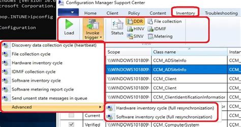 sccm troubleshooting tool support center