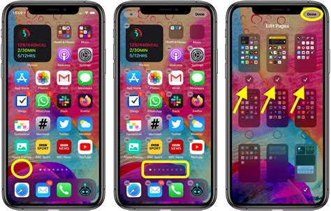 how to hide home screen app pages on iphone in ios 14 macrumors