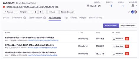 attachments for react native sentry documentation