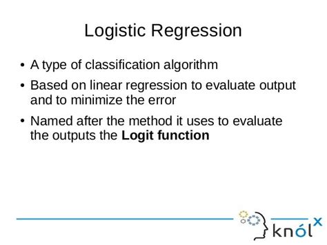 machine learning with logistic regression