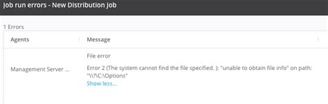 the system cannot find the file specified resilio connect