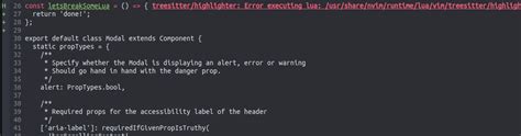 treesitter highlighter lua 145 end col value outside range · issue