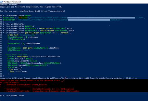 dataframe converting an excel file into csv file in