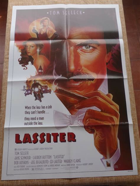 Lassiter Movie Poster Original Folded One Sheet Tom Selleck Ed