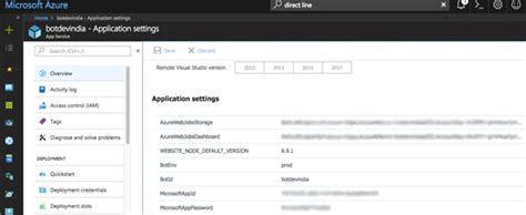 example how to get the access token credentials from bot