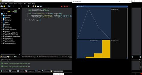 compare python for delphi vcl vs dear pygui for windows apps