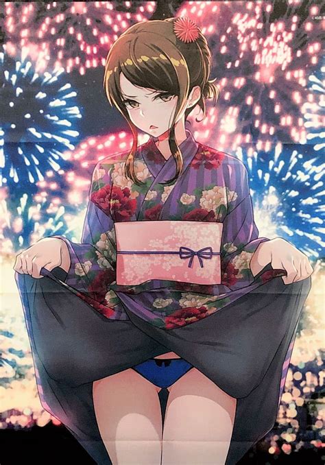 代購代標第一品牌－樂淘letao－嫌な顔されながらおパンツ見せてもらいたい B2タペストリー 40原 アニマルマシーン 浴衣 下着 美少女 嫌