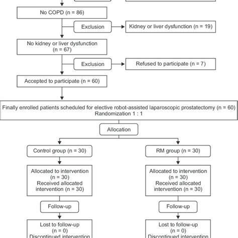 Flow Chart Of Patient Participation Copd Chronic Obstructive