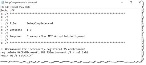 how to deploy a autopilot device with mdt with out