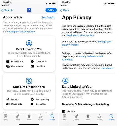 apple s app store now shows privacy labels detailing what data apps collect