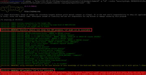 sql map ile sql injection Çözümpark