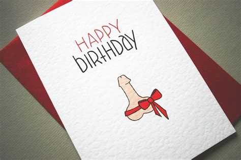 Funny Happy Birthday Card Girlfriend Naughty Birthday Card Etsy