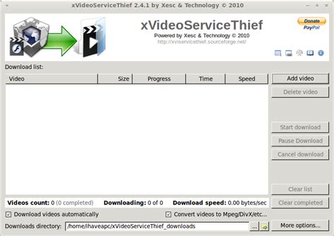 how to install and use xvideoservicethief in linux mint 11 ubuntu 11