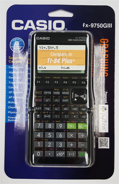 casio fx 9750giii graphing calculator new from casio tech line