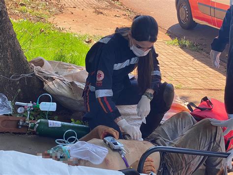 Homem é Socorrido Em Estado Grave Após Levar Facadas Em Paiçandu
