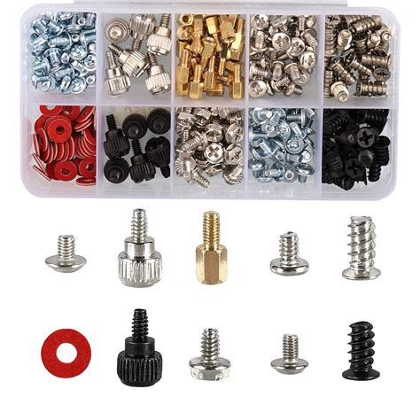 Leismy 228pcs Pc Computer Screws Computer Screws Standoffs Set