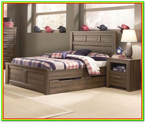 Full Size Trundle Bed With Storage Bedroom Home Decorating Ideas