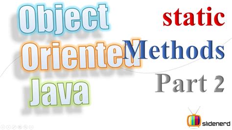44 java static methods example why main is static