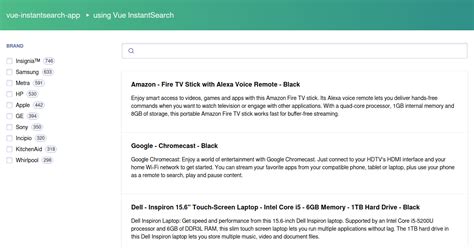 vue instantsearch app codesandbox