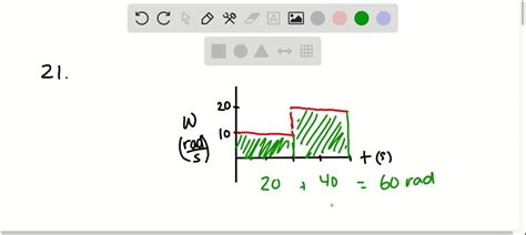 solved figure ex4 21 shows the angular velocity versus time graph for a