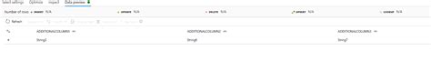 azure data factory extract parts of first row in csv and