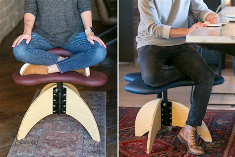 This Chair Was Designed To Let You Sit Cross Legged For Better Posture