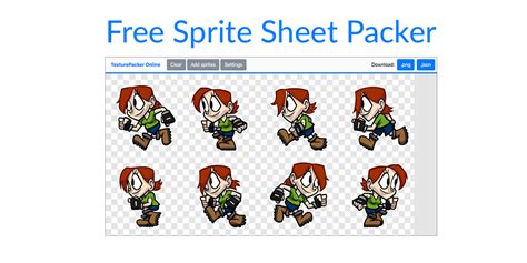 sprite sheet packer a free alternative to texturepacker sprite