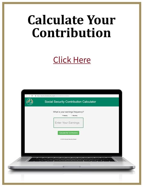 Calculate Contribution 01 Social Security Board Belize