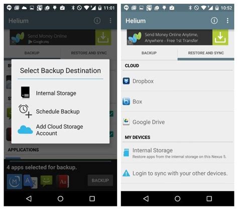 how to backup android app and data on android