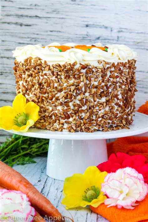Perfect Carrot Cake With Cream Cheese Frosting Queenslee Appétit