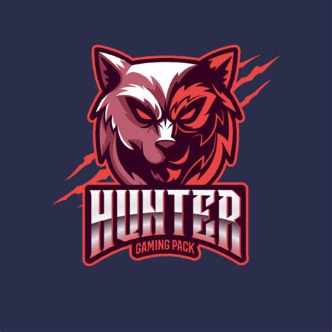 Placeit Gaming Logo Maker Featuring Aggressive Wolf Faces