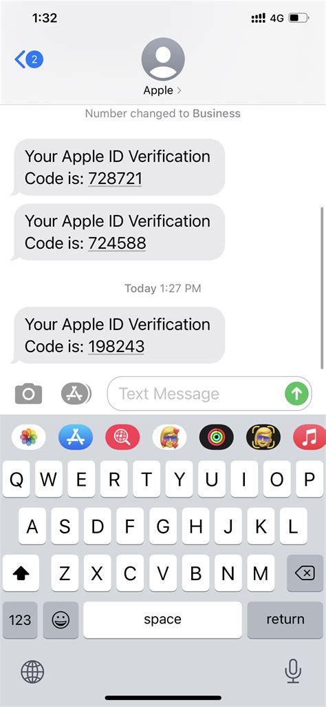 Multiple Sms With Verification Codes Apple Community