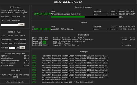 dave lers linux software nzbget ppweb