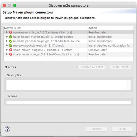 java eclipse maven errors when importing kafka streams