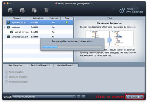 how to encrypt swf files on mac using leawo swf encrypt for mac