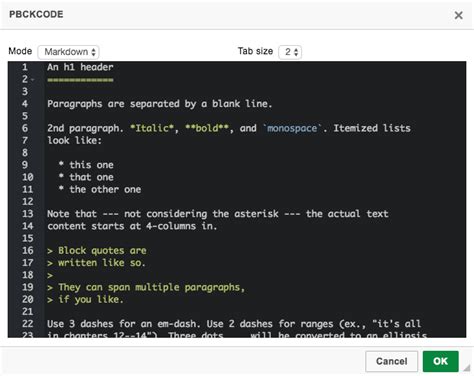 code editor