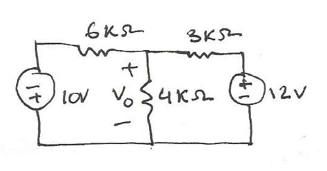 solved using nodal analysis find vo in this circuit plea