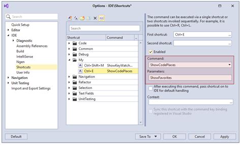 code places settings coderush devexpress documentation