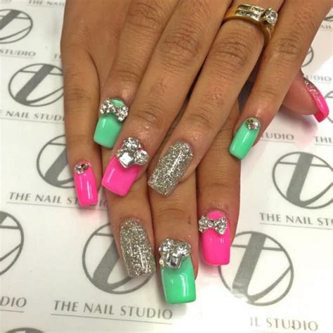 Glitter Glimmer Glossy Nails Nails Natural Nails Nail Art Designs
