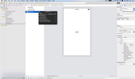custom uiview subclass from a xib file the swift dev