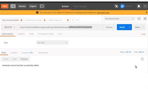 delete mongodb document using laravel objectrocket
