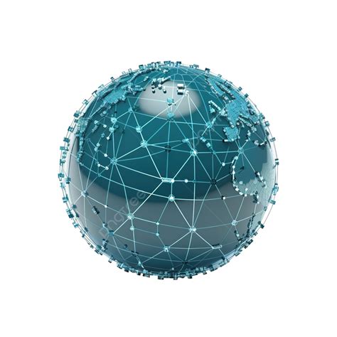 عرض ثلاثي الأبعاد للكرة الأرضية على الإنترنت معزول 3d الأرض عالم