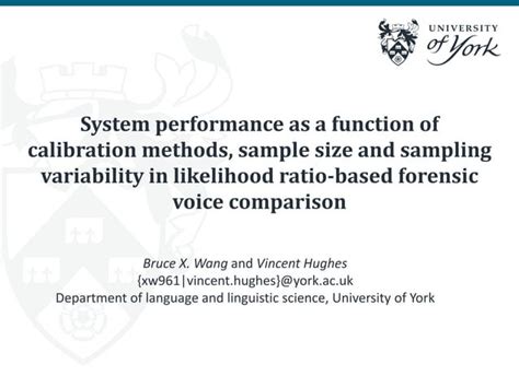 System Performance As A Function Of Calibration Methods Sample Size
