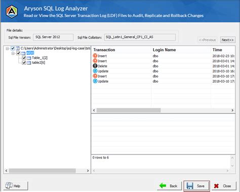 free sql log analyzer tool views sql server transactions and recovers
