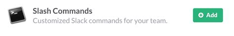 your first slash command and custom integration slack