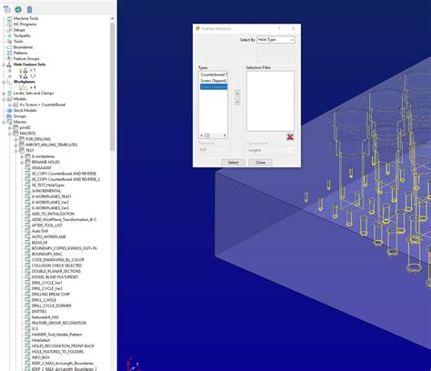 hole selection by hole type autodesk community